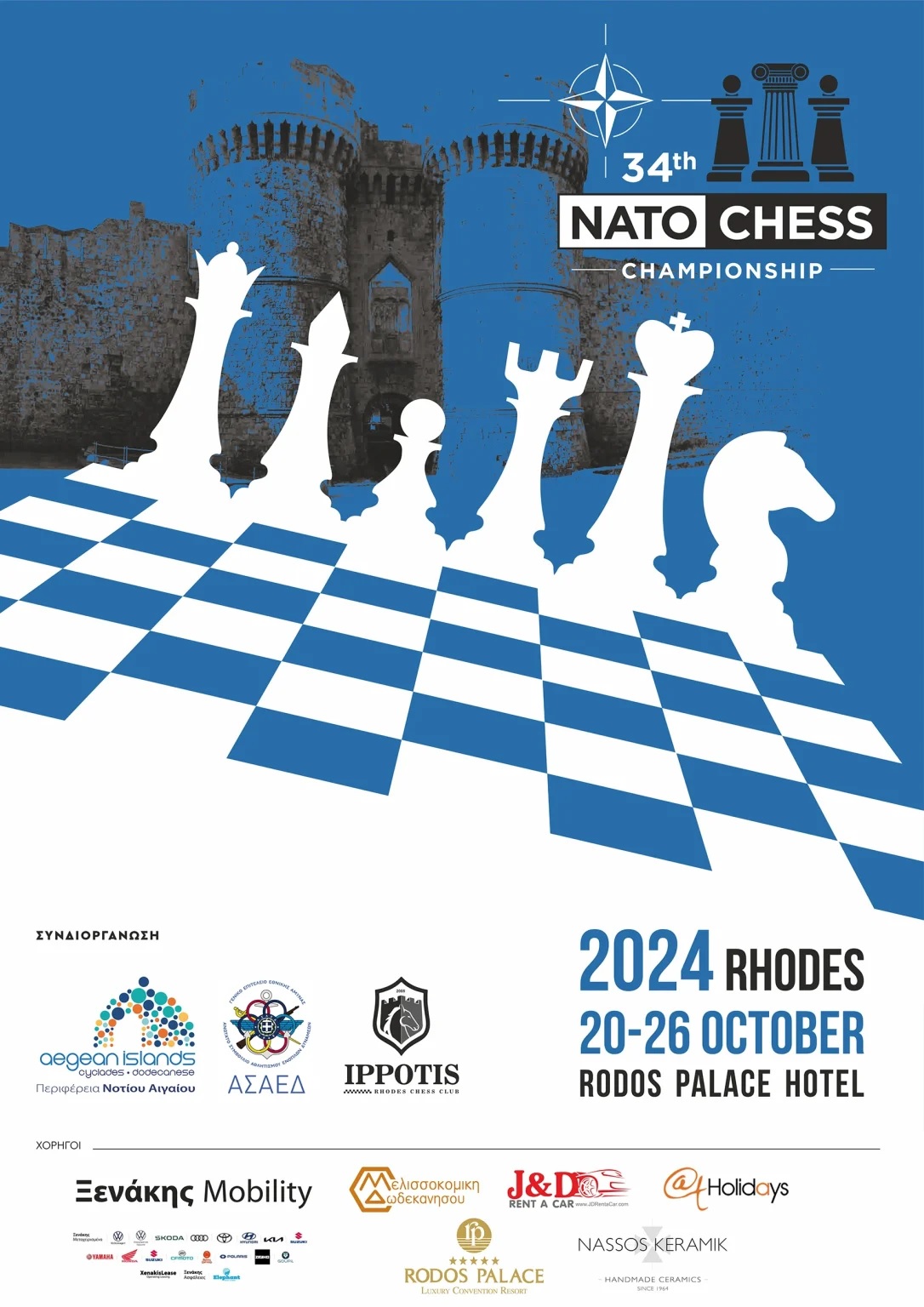 34rd NATO Chess Championship 2024 – Dansk Skak Union / Nyheder
